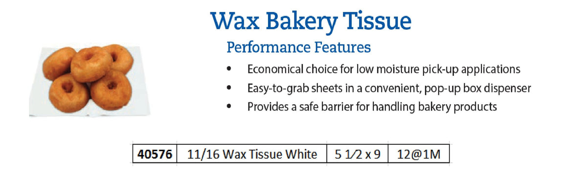 40576 - WAX BAKERY TISSUE – Bakemark Canada Decorating Order Portal