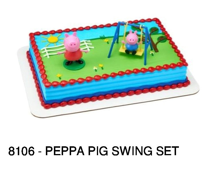 8106 - PEPPA PIG SWING SET – Bakemark Canada Decorating Order Portal
